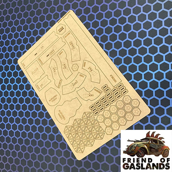 Gaslands - Template and Token Set | The Gaming Arena