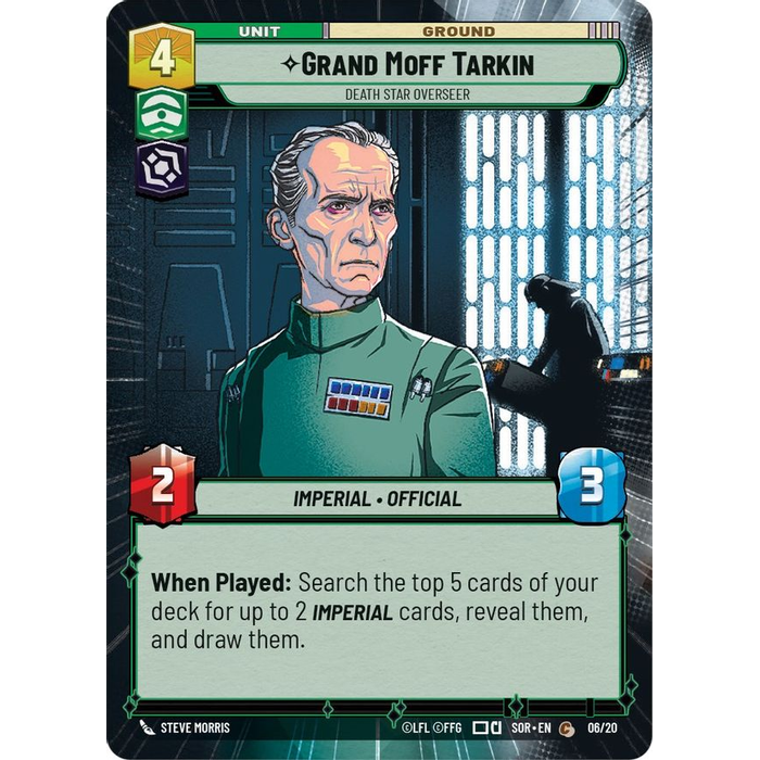 Grand Moff Tarkin - Death Star Overseer (Weekly Play Promos) [Spark of ...